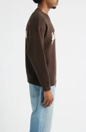 SANTO STUDIO University Graphic Knit Sweater
