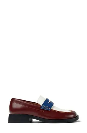 Camper Donna Twins Mismatch Penny Loafer - Red - Assorted
