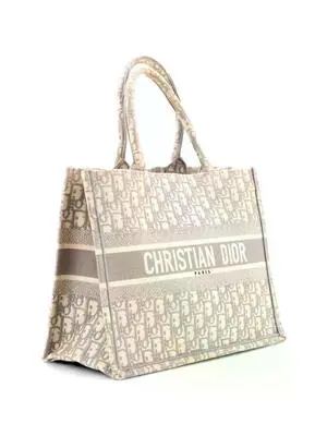 Dior Book Oblique Canvas Medium Tote Bag
