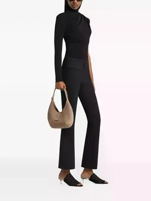COURREGES Small Logo-plaque Shoulder Bag - Neutrals