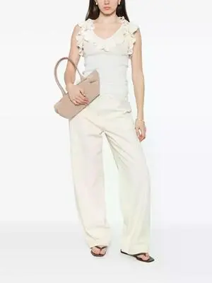 Marella Matassa Ruffled V-neck Top