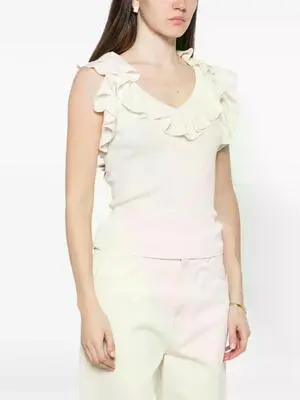 Marella Matassa Ruffled V-neck Top