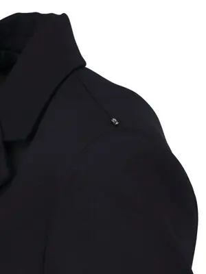 LARDINI Single-breasted Viscose Blazer - Black