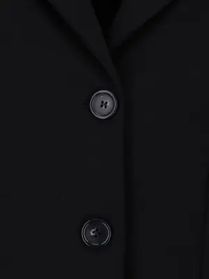 LARDINI Single-breasted Viscose Blazer - Black