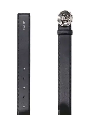 Versace Medusa Biggie Belt - Black