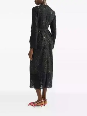 Erdem Lace Beaded Midi Dress