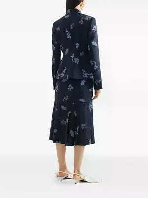 Erdem Floral Single-breasted Blazer
