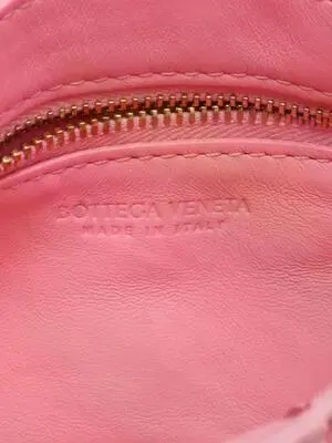 Bottega Veneta 2012-2026 Nappa Intrecciato Padded Cassette Crossbody Bag - Pink