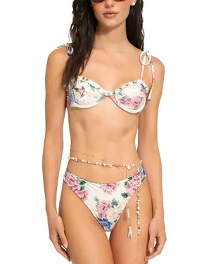Agua Bendita Madelyn Ivy Bikini Top - Multi