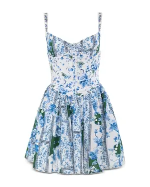 Agua Bendita Spring Ivy Mini Dress - Multi
