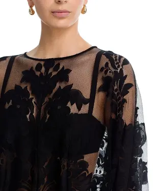 Norma Kamali Mini Cover Up Caftan