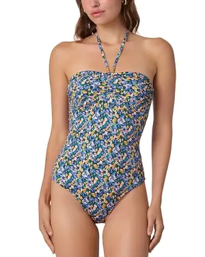 Shoshanna Halter Strap One-piece Swimsuit - Multi