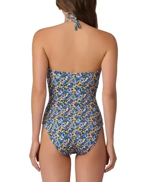 Shoshanna Halter Strap One-piece Swimsuit