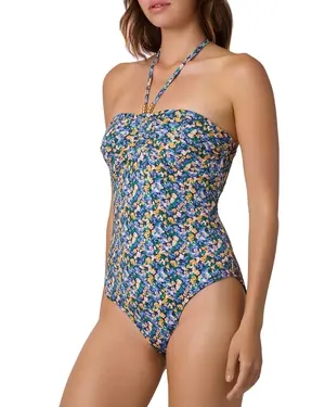 Shoshanna Halter Strap One-piece Swimsuit