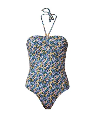 Shoshanna Halter Strap One-piece Swimsuit