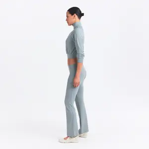 Nike Skims Airy Low-rise Mini Flare Pants - Blue