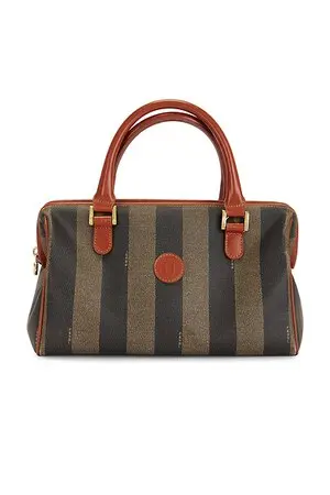Fendi Pequin Handbag