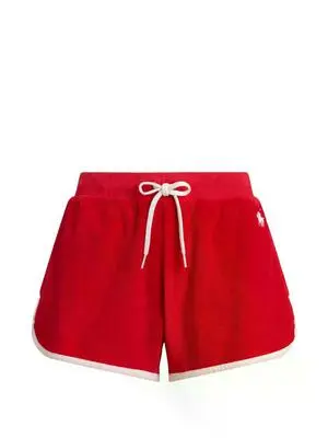 Polo Ralph Lauren Contrast-trim Drawstring Shorts - Red