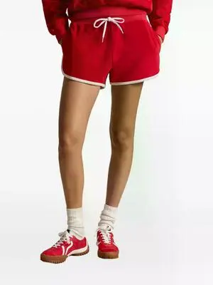 Polo Ralph Lauren Contrast-trim Drawstring Shorts - Red