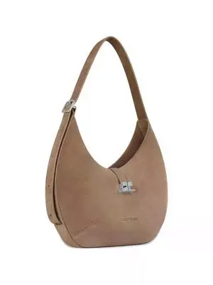COURREGES Logo-plaque Shoulder Bag - Neutrals