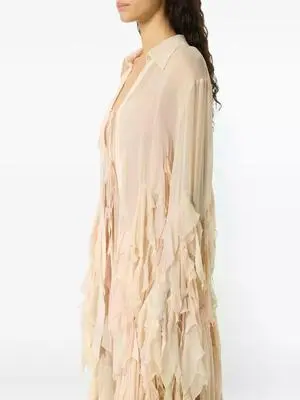 Blumarine Ruffled Shirt