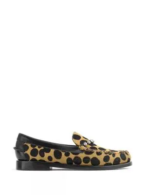 FORTE_FORTE Leather Jewelled Loafers - Neutrals