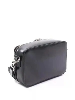 Prada 2013-2026 Leather Brique Crossbody Bag - Black