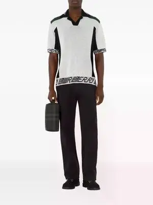 Burberry Check Travel Pouch - Grey