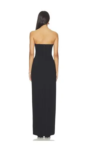 Amanda Uprichard Ailany Maxi Dress With High Slit