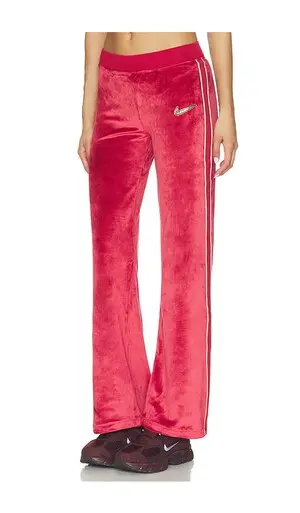 Debossed Velvet Track Pants