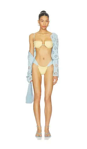 MONTCE X Elsa Hosk Simonette Bikini Top - Sunshine Binded