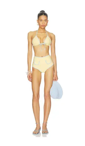 MONTCE X Elsa Hosk Polly Bikini Bottom - Sunshine Binded