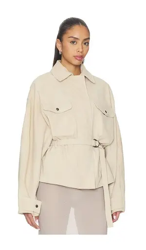 EAVES X Jasmine Tookes Lina Belted Jacket
