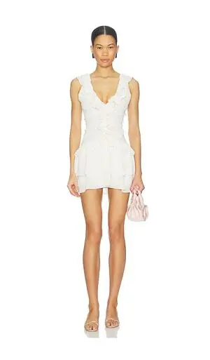 Sleeveless Ruffle Mini Dress