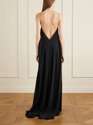 Ralph Lauren Erickson Satin Maxi Dress