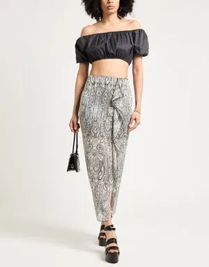 Liu Jo Metallic Paisley-print Maxi Skirt