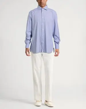 Zegna Shirt Size Cotton, Elastane - Blue