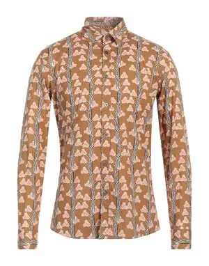 DANIELE ALESSANDRINI Shirt Size Cotton, Elastane - Yellow