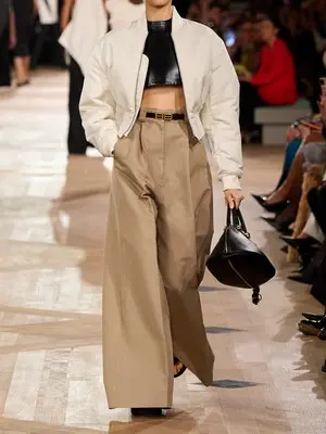 Balenciaga Cropped Shell Bomber Jacket - Neutrals