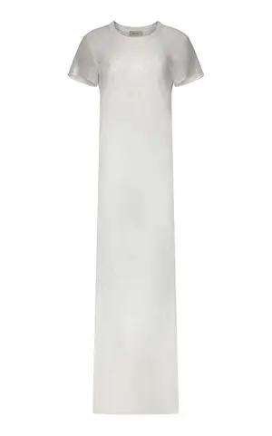 TEMILY Silk-georgette Maxi T-shirt Dress