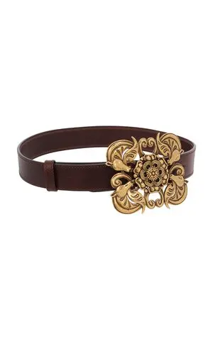 Chloé Modern Talisman Leather Belt - Brown