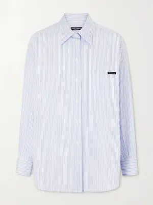Dolce & Gabbana Striped Cotton-poplin Shirt