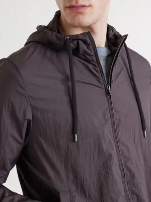 Herno Shell Hooded Jacket - Brown