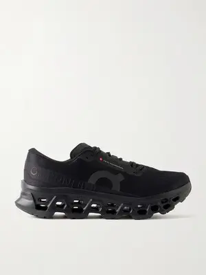 On Cloudmonster 3 Stretch-knit Sneakers - Black