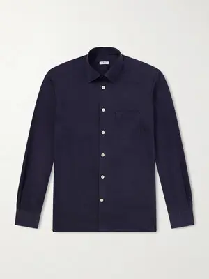 Kiton Cotton-jersey Shirt - Blue