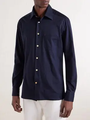 Kiton Cotton-jersey Shirt