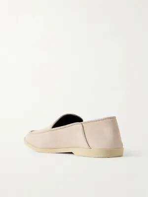 George Cleverley Mayfair Ii Collapsible-heel Suede Loafers
