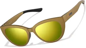 Zenni Sporty Cat-eye Plastic Eyeglasses - Brown
