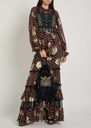 Etro Embellished Suede Top