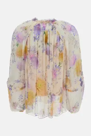 Zimmermann Luna Ruffled Blouse - Multicolor